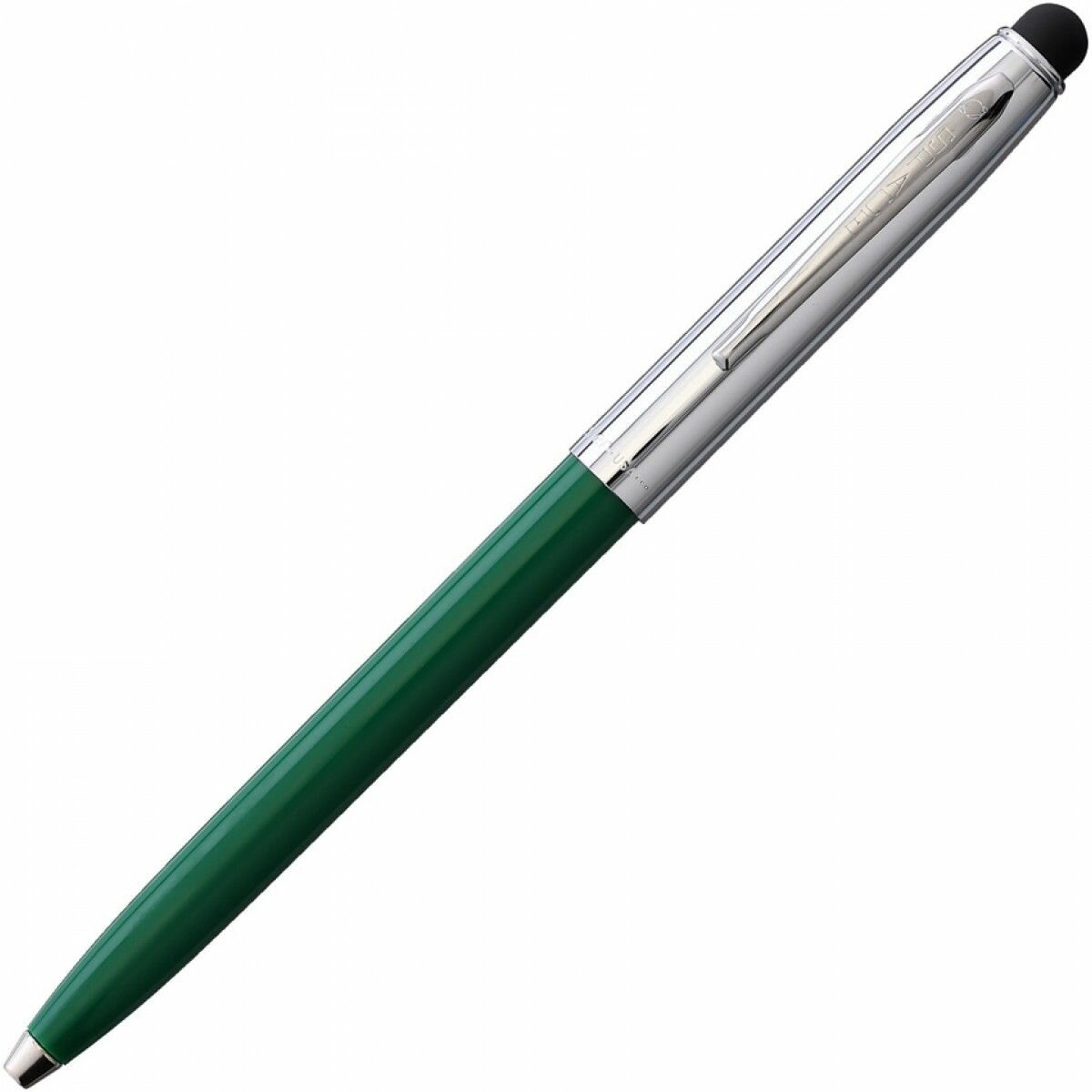 Космическая шариковая ручка со стилусом Fisher Space Pen Cap-O-Matic (Chrome/Green)