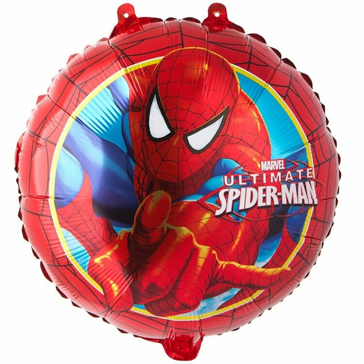 Фольгированный шар Человек-Паук, 45 см
