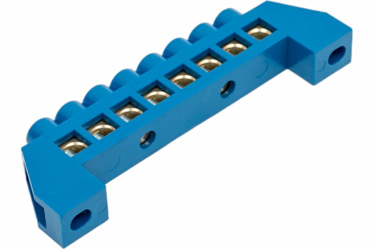 Шина N TDM нулевая в изоляторе, 6х9 мм, 8 групп {SQ0801-0018} (1 шт)