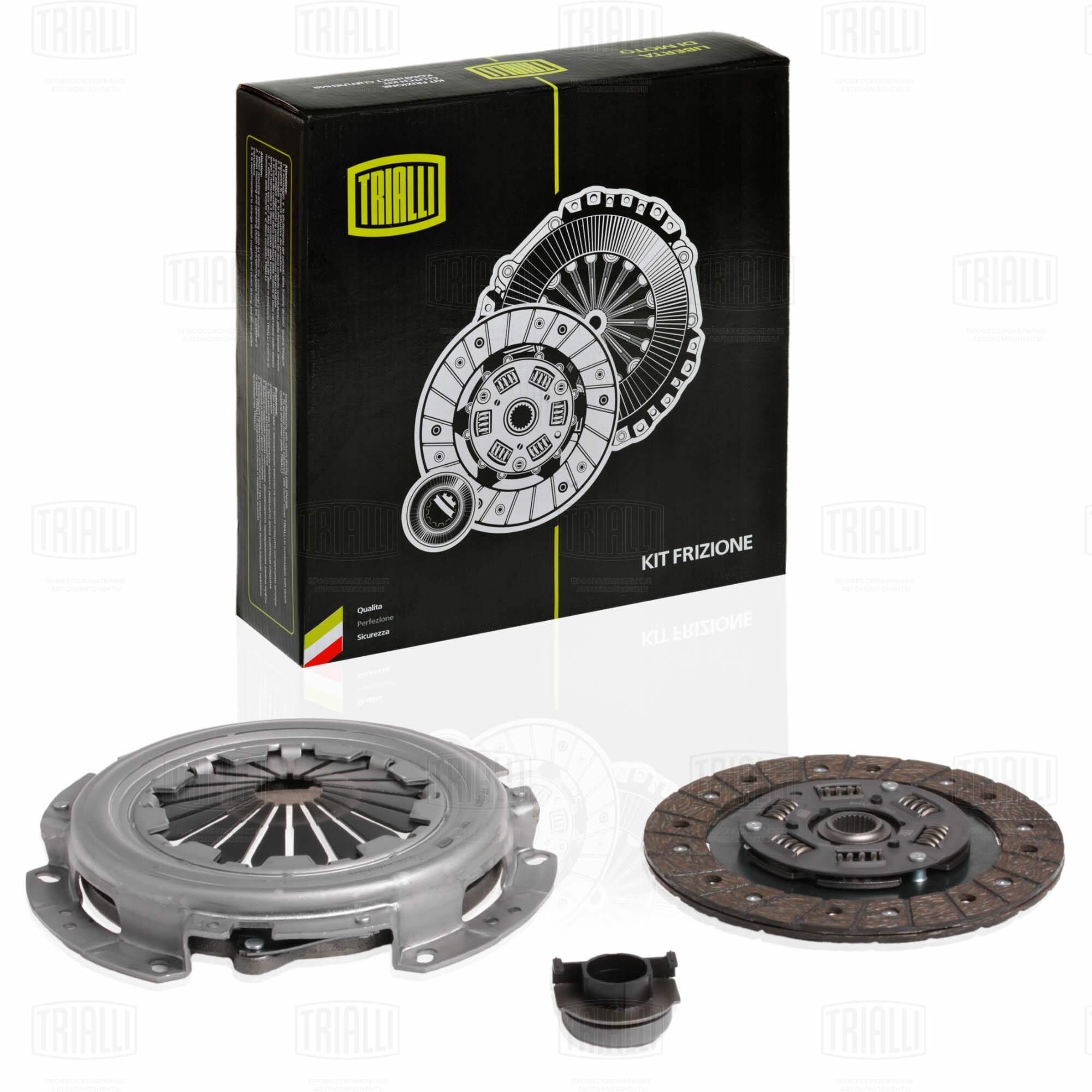 Сцепление trialli LARGUS 1.6i 8V (тросовый привод) с муфтой