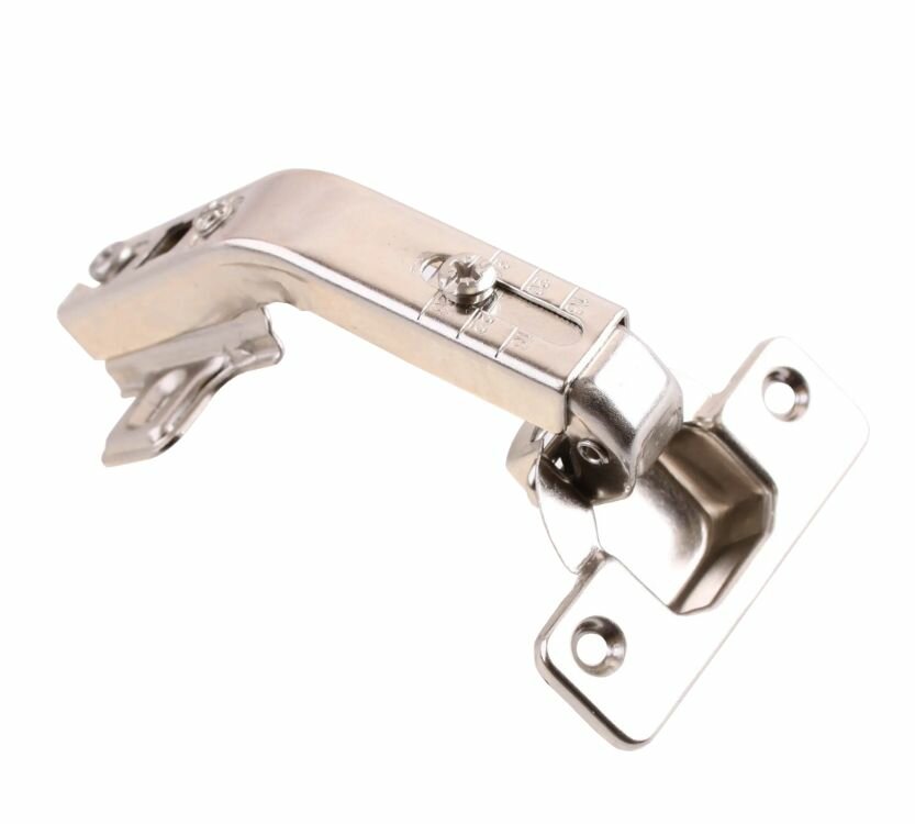 Петля мебельная накладная для угловых шкафов Slide-on H72002, 19х60 мм