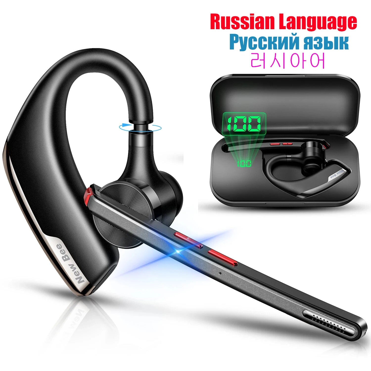 Беспроводные наушники Bee M51 M51 Russian Black