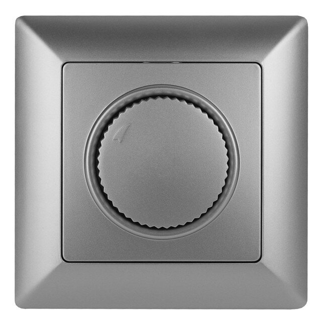 INTRO Solo диммер поворотный 600 Вт алюминиевый настенный регулятор яркости освещения