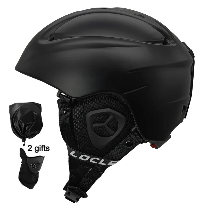 Лыжный шлем LOCLE, Matte Black, L (58-61cm)
