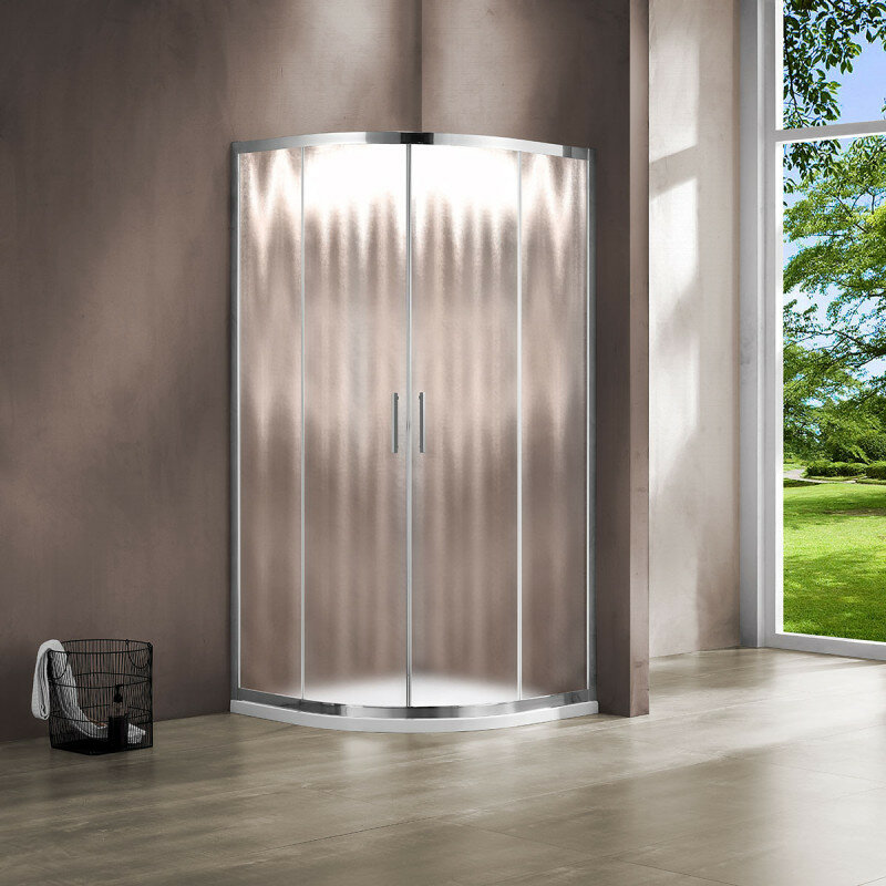 Душевой уголок 100×100 см Vincea Garda VSQ-1G100CH шиншилла