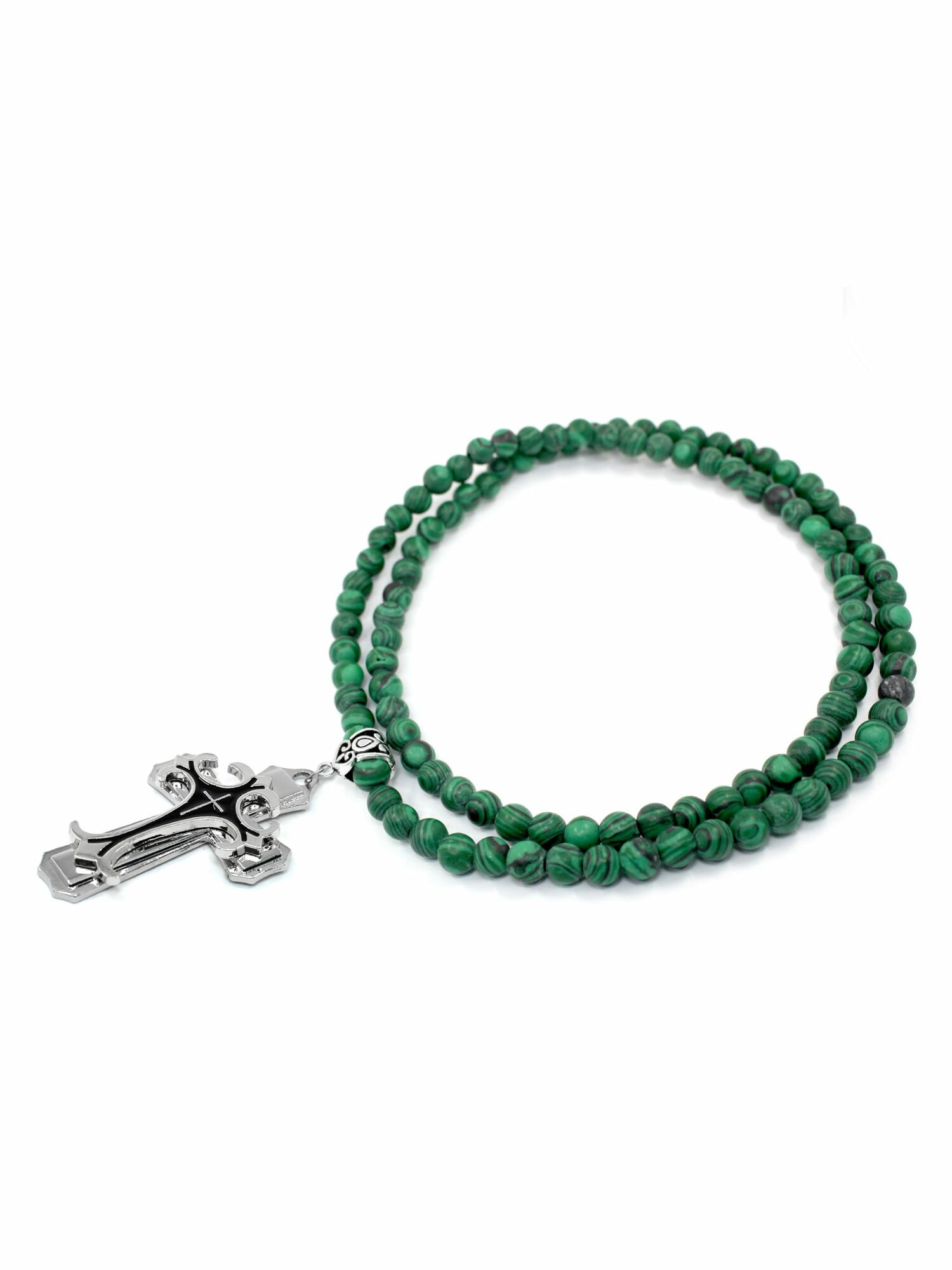 Бусы, малахит