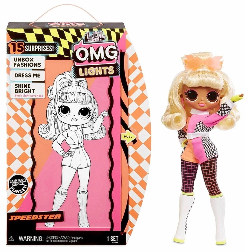 Кукла-сюрприз LoL OMG Lights Series Speedster (565161)