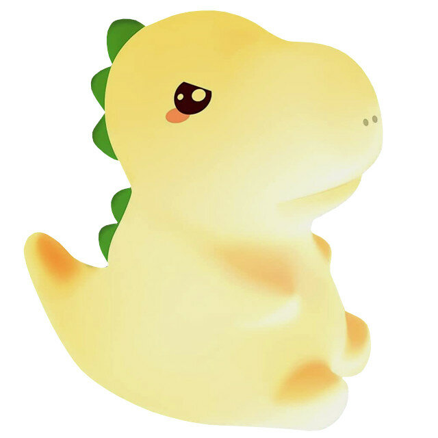 Старт 7LED Дракон ночник силиконовый 1Вт, питание 3xAAA, детский светильник