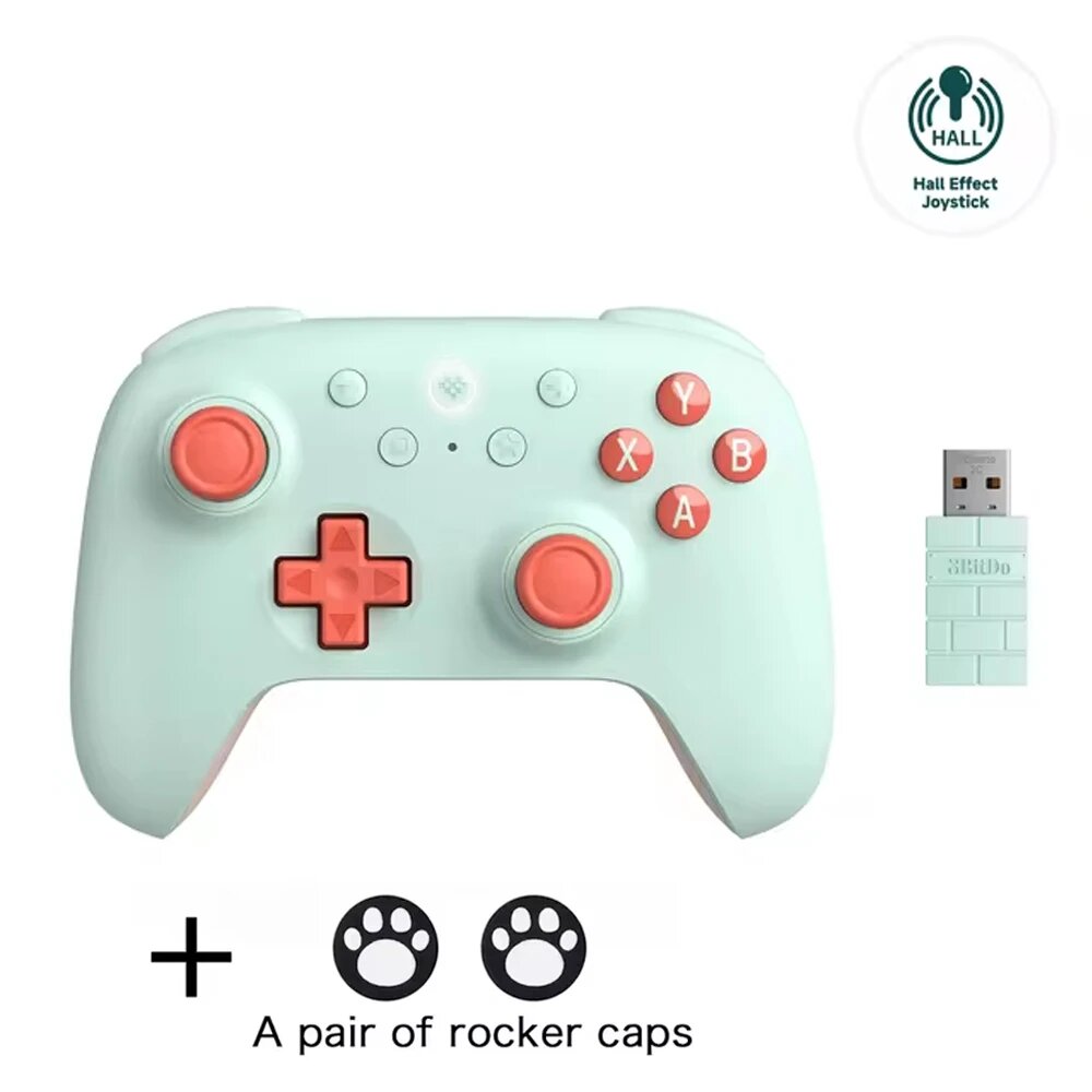 Беспроводной игровой контроллер 8BitDo Ultimate 2C для ПК Windows 10 11 Android с эффектом Холла и доступными дополнительными бамперами