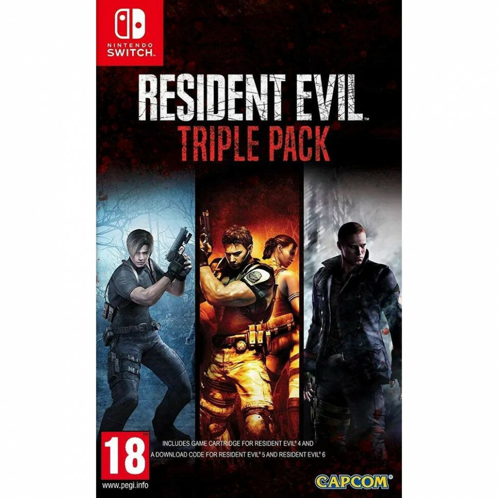 Игра Resident Evil Triple Pack для Nintendo Switch (Английская версия)