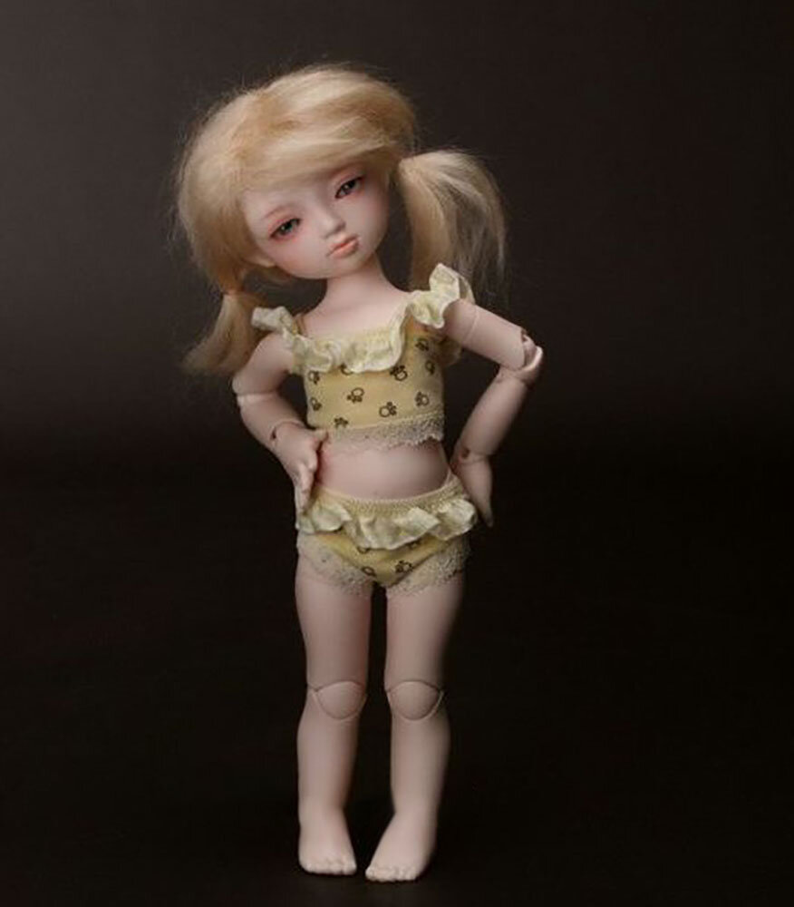Нижнее белье Lingy UnderWear (Линджи желтый цвет для кукол Доллмор 26 см)