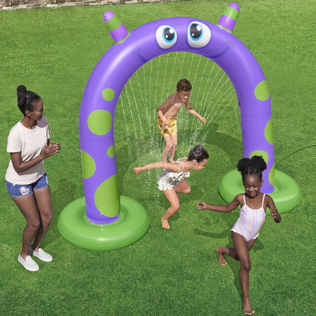 Надувная игрушка с фонтаном Дружелюбный Монстр 244*198*84 см, Bestway, 52640