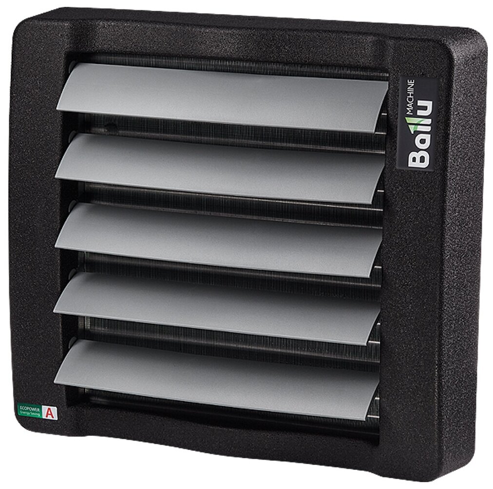 Настенно-потолочный водяной тепловентилятор Ballu "BHP-W3-15-LN", черный 18.3 кВт