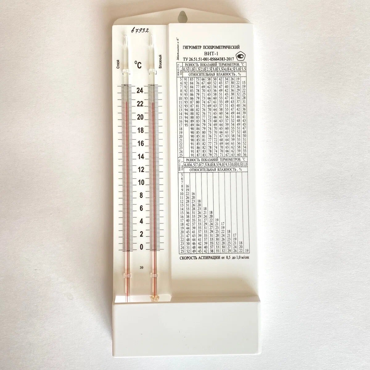 ВИТ-1 гигрометр психрометрический 0.15