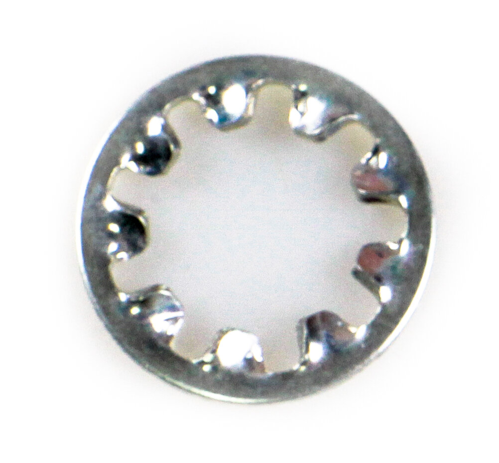 Замковая шайба HOSCO LW-4, внутренний диаметр 10 мм, хром