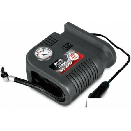 Автомобильный компрессор AVS Turbo KS 200P, 7 атм, производительность: 20 л/мин