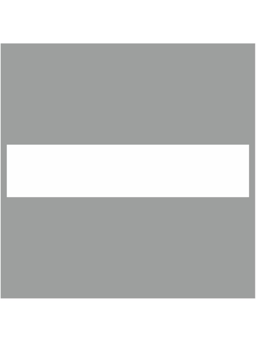 Полоса на лобовое стекло без надписи, белая, 1260х270 мм, Арт рэйсинг