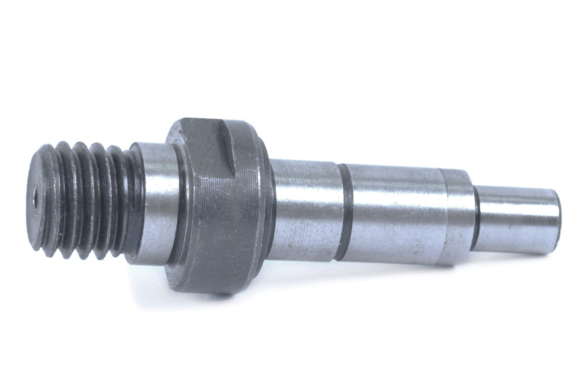 Шпиндель подходит для инструмента ИНТЕРСКОЛ УШМ-115/750, УШМ-115/900 (s/n 515.****), УШМ-125/18ВЭ, УШМ-125/750, УШМ-125/900 (s/n 516.****)