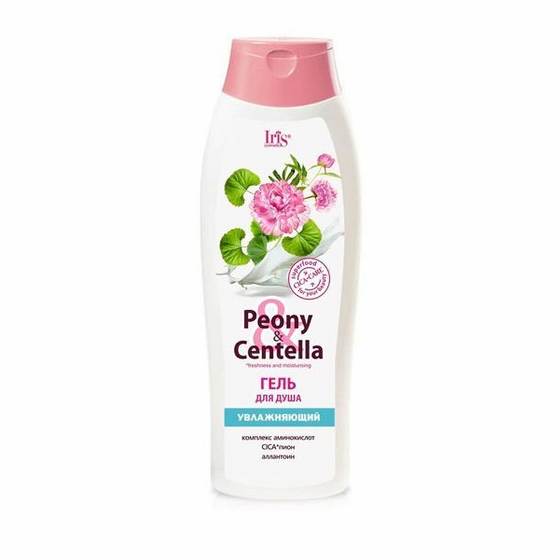 Гель для душа увлажняющий Peony & Centella 400мл