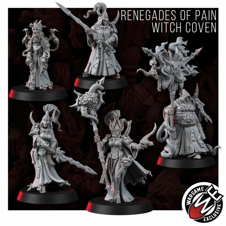Миниатюра Warhammer Chaos Witch Coven