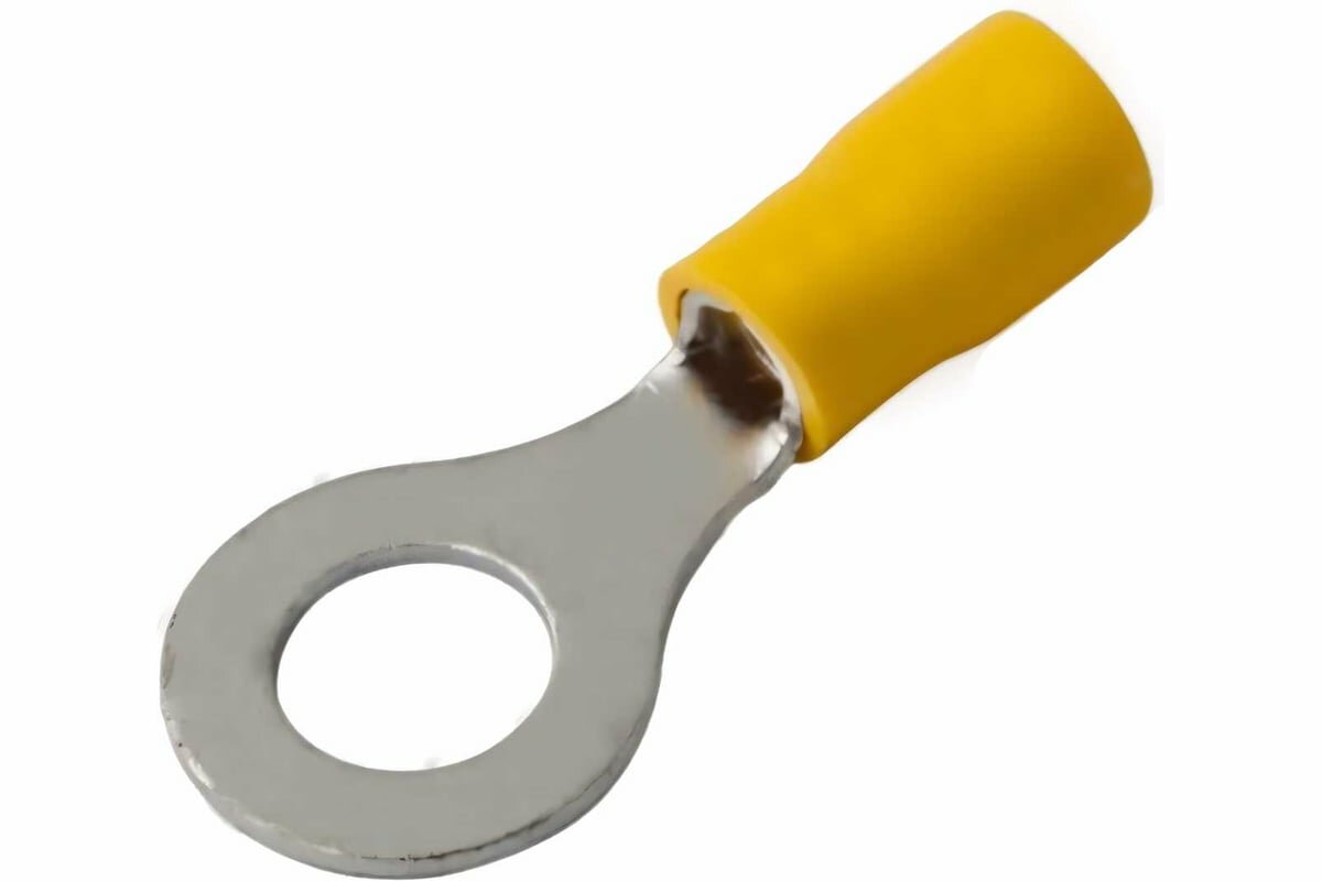 REXANT кольцевой изолированный наконечник d 8.4 мм 4-6 мм2 желтый 100 шт 08-0054