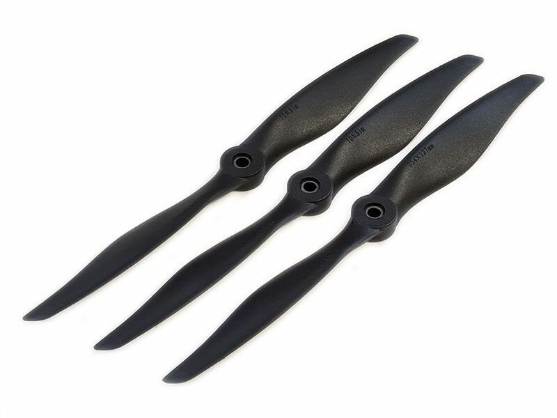 Пропеллеры для электромоторов Haoye HY 10x5" нейлоновые для радиоуправляемых авиамоделей 3 шт. HY001-01601-3