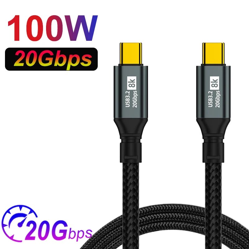 FANYNUUT USB C 3.2 Gen 2 кабель 2m, USB C to C