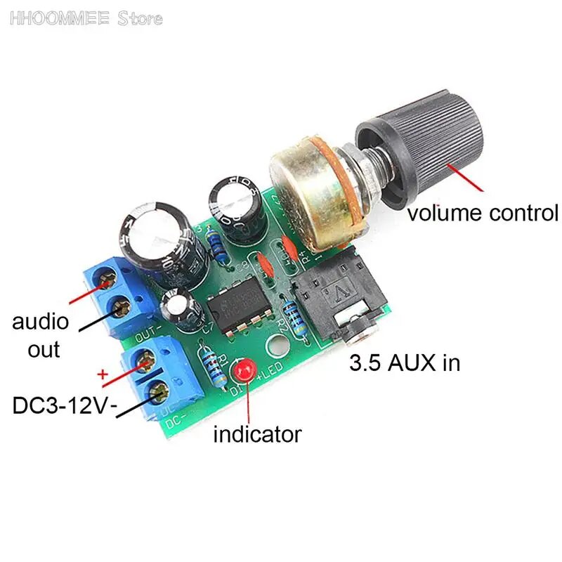 Плата усилителя LM386 10 Вт