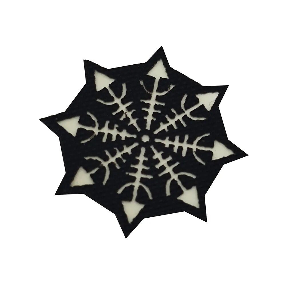 Тактические нашивки Viking Wolf VALHALLA Admit One Pirate Черный, 14