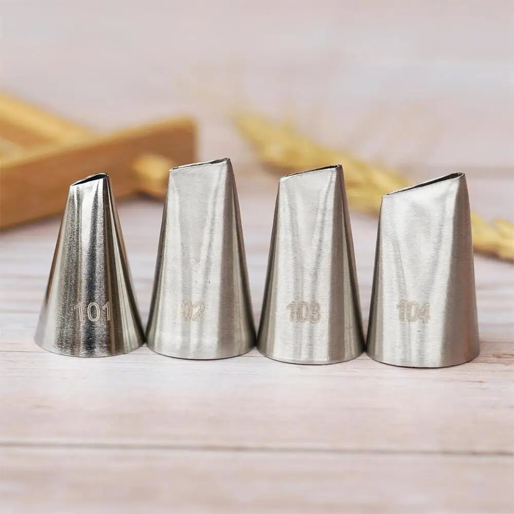 Насадки для глазури Vaenng, набор из 4 штук 101-104