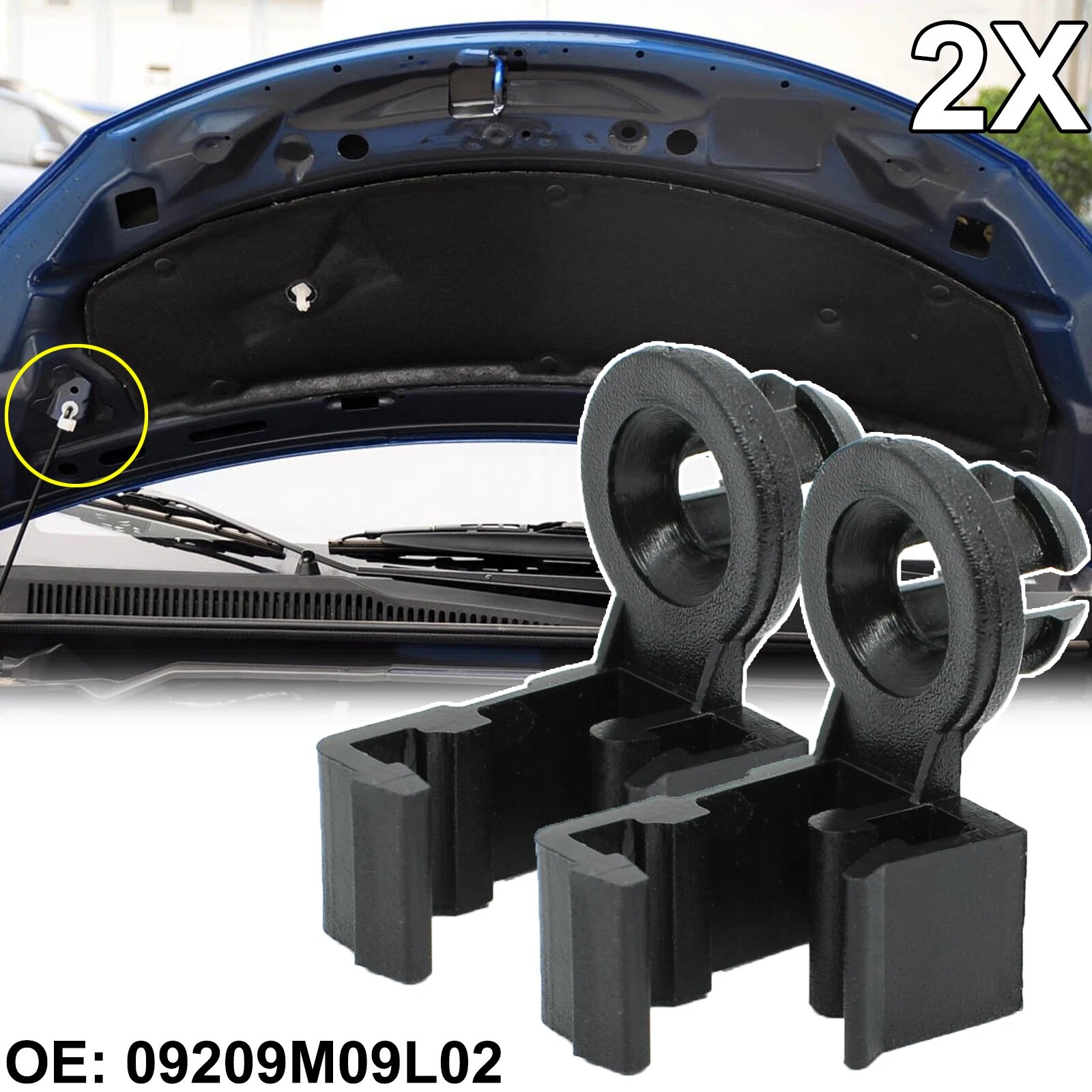 2 шт. держатель для капота 09209M09L02 для Suzuki Alto Swift SX4 Splash Baleno Aerio Ignis