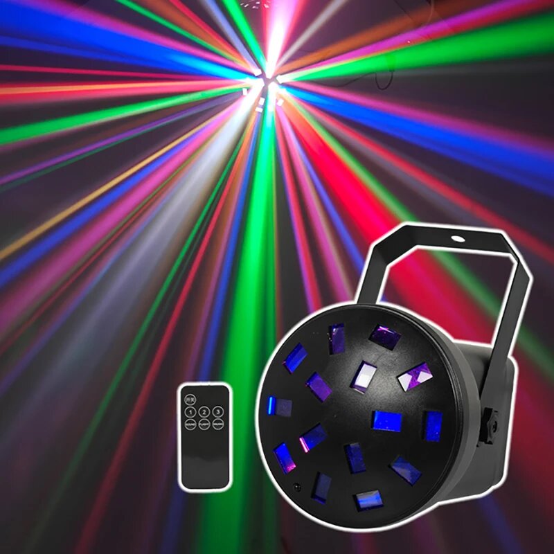 PQIVCG Magic Ball 6-Цветной Светодиодный Сценический Светильник Европейская вилка (EU Plug)