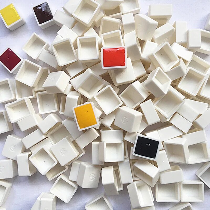 Палитры для акварели пластиковые 6/12/24/36/48 шт 48PCS