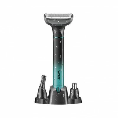 Триммер для бороды и усов, для носа и ушей, для бритья и ухода за волосами набор с насадками мужской универсальный / V 625