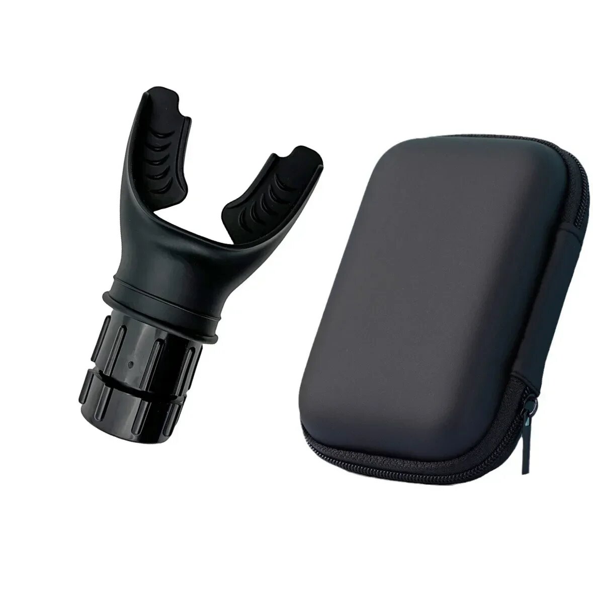 Дыхательный тренажер из силикона Черный, Black with box