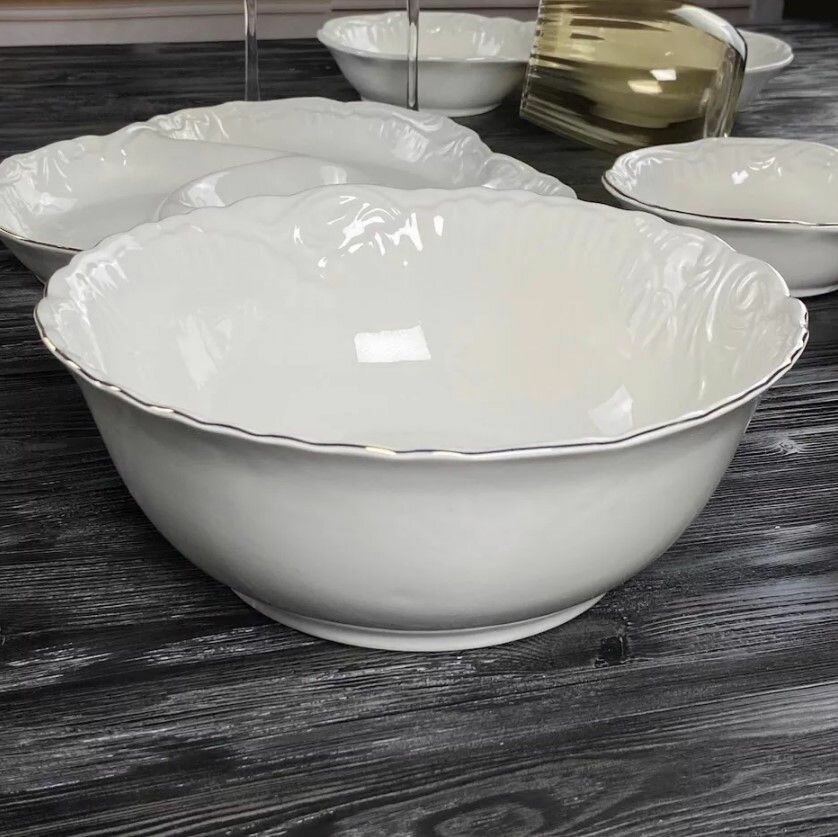 Салатник Lenardi Аврора 23х9см фарфор