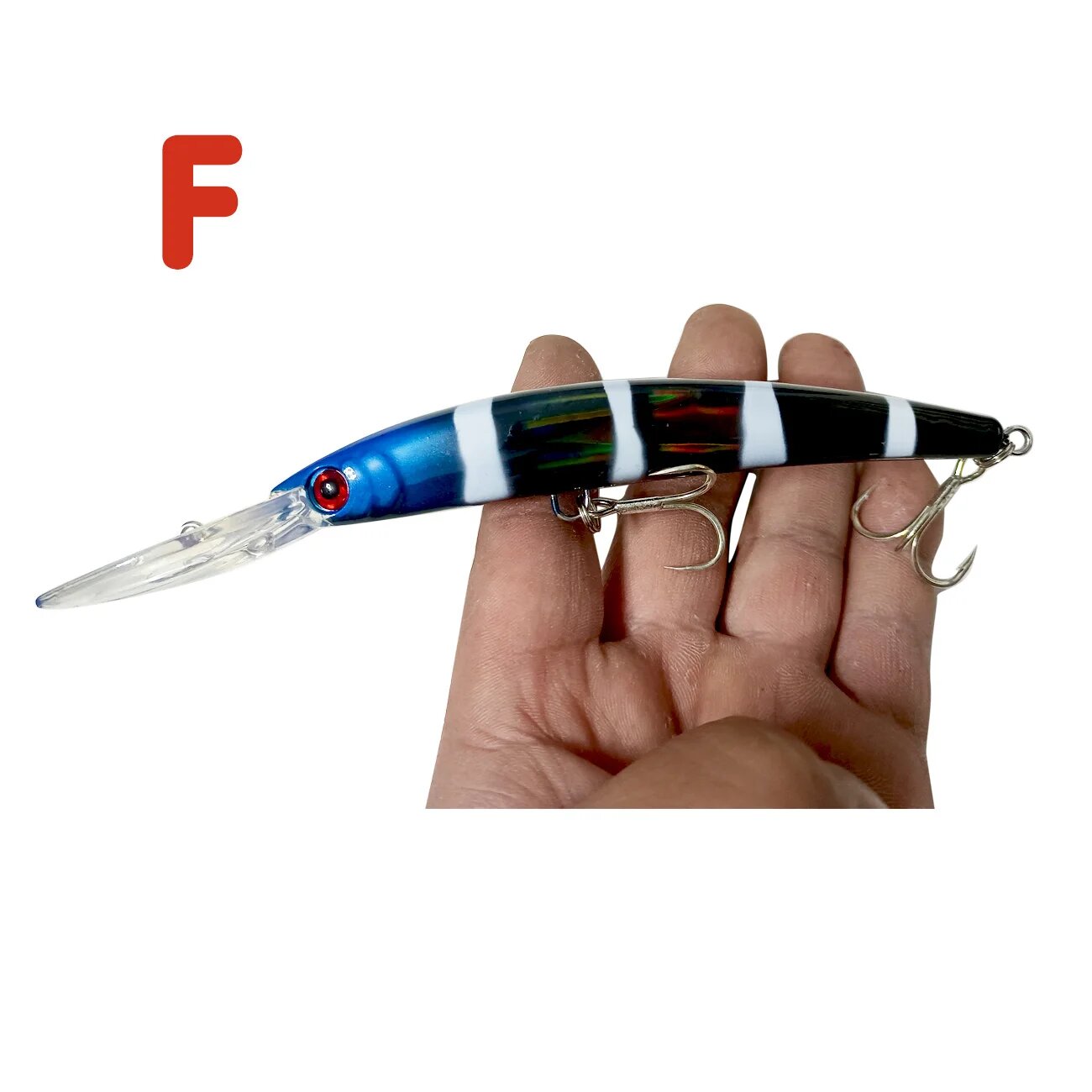 Воблер Vissen Lokt Harde Aas 17 см 25,2 г 5 цветов color-F