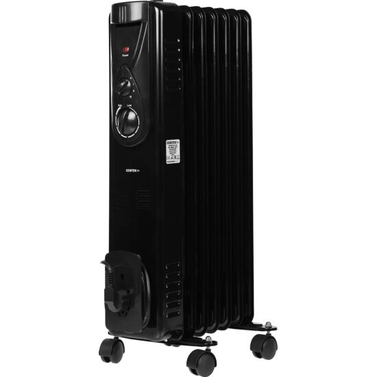 Масляный радиатор Centek CT-6200 1500Вт черный