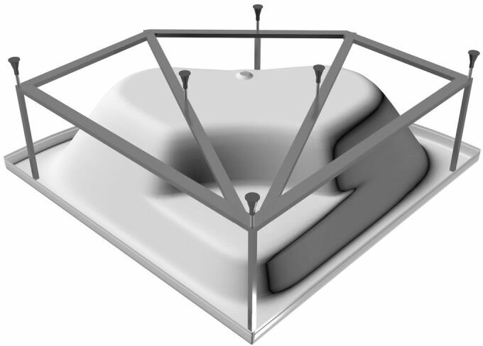 Каркас для ванны Vayer Boomerang 150x150