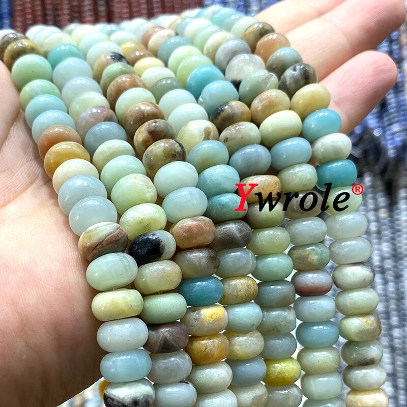 Amazonite бусины 6х10 мм YWROLE 6x10mm 27-29pcs