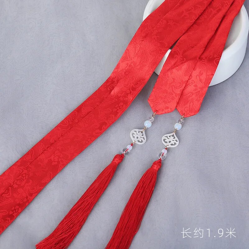 Красный головной убор Hanfu, 1.5m, K