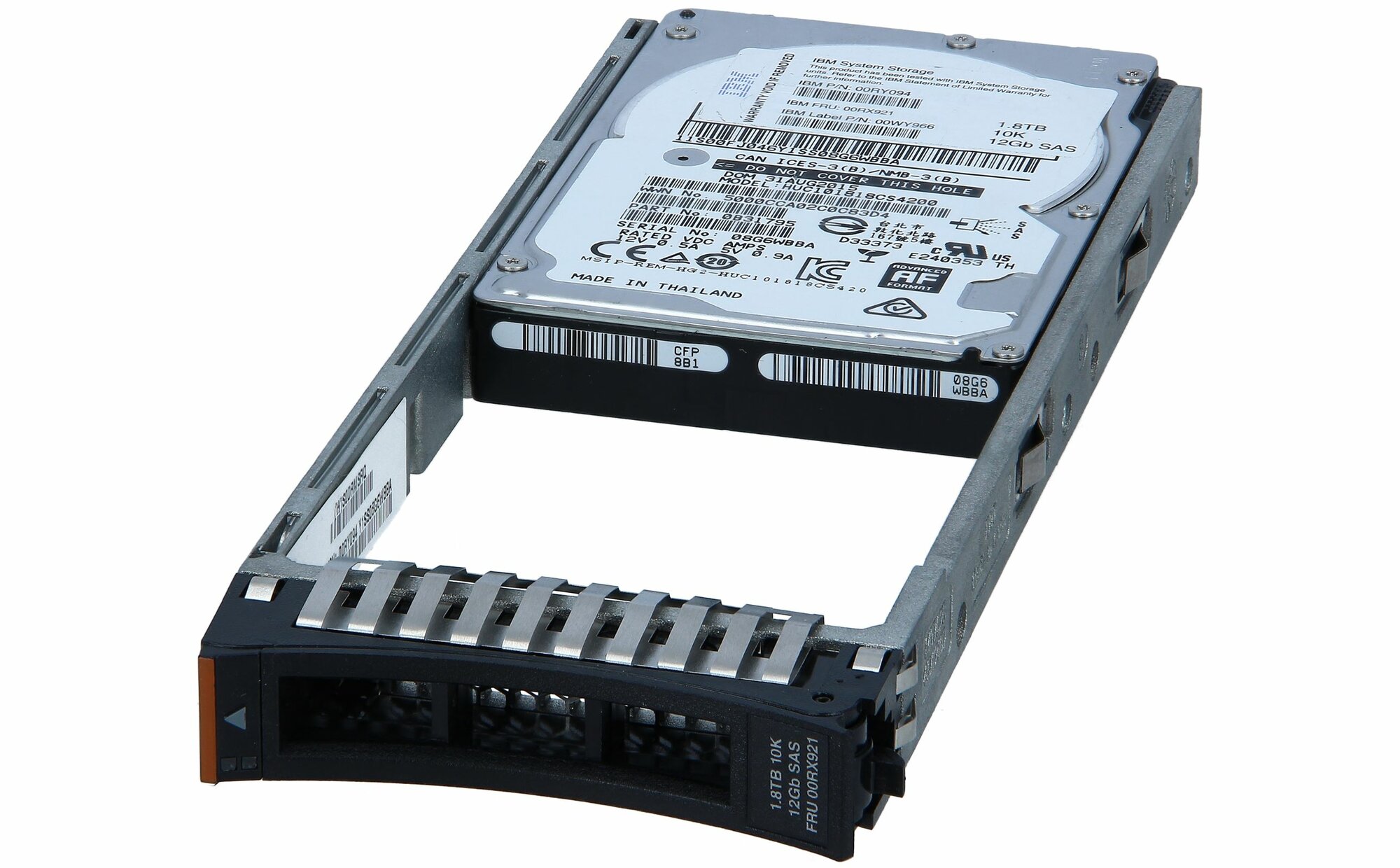 Жесткий диск IBM 00RX921 1.8Tb SAS 12G 2,5" 00RY094 00WY966