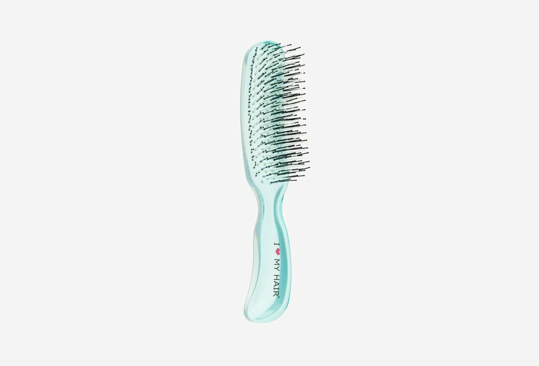 Щетка для волос I LOVE MY HAIR ILMH Aqua Brush 18280SC зеленая прозрачная М