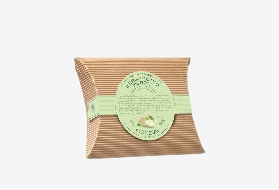 Крем для бритья (рефил) MONDIAL CREMA DA BARBA BERGAMOTTO NEROLI 125 мл