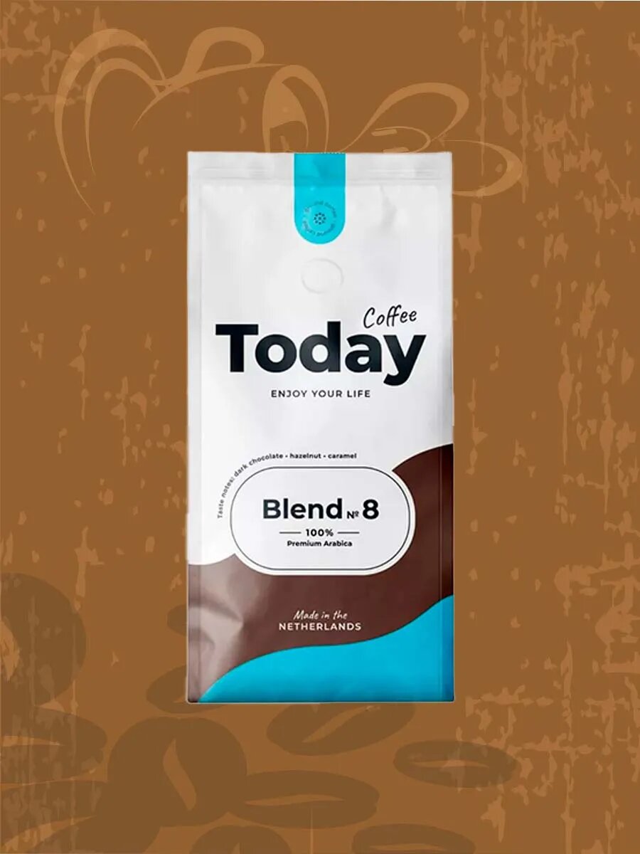 Молотый кофе Blend №8, 200 грамм 1 пакет