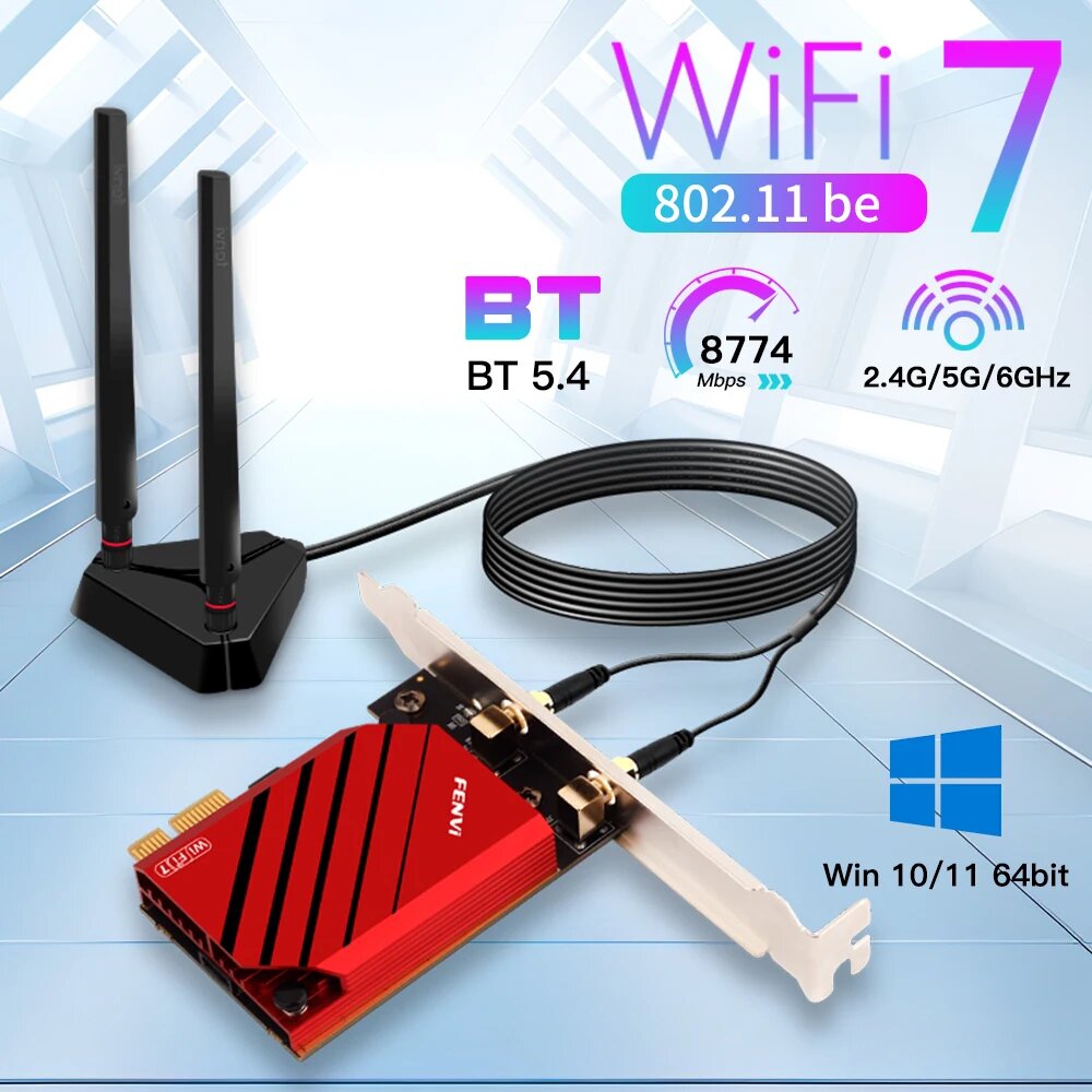 FENVI Wi-Fi 7 BE200 PCI-E адаптер