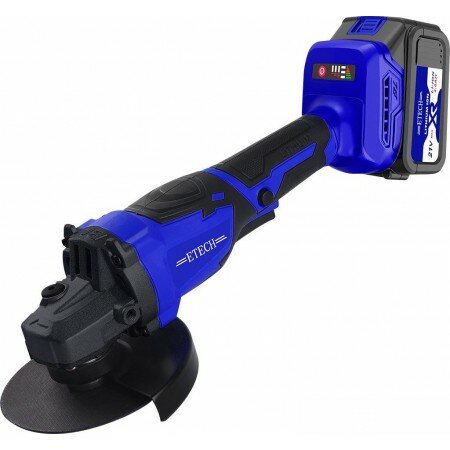 Угловая шлифмашина ETECH AG-21/125BL (с 2-мя АКБ)