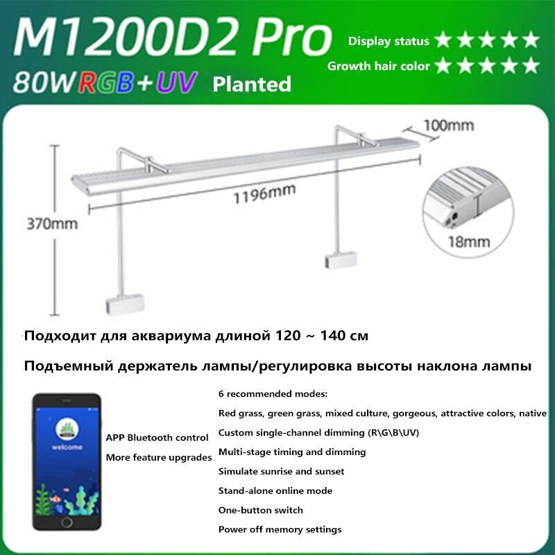 Серия WEEK AQUAMAN RGB Led аквариумный светильник для Nano Aquarium Light с таймером цикла Nano Tank с кронштейном для водных растений -hz