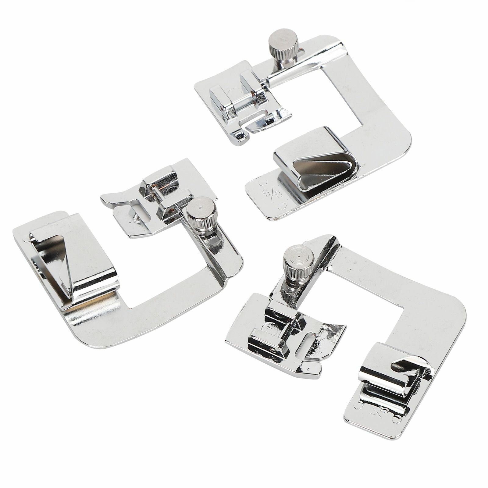 Прессер для узких подгибающие ножки 4/8 6/8 8/8 для вышивальных швейных машин - железо домашнего использования