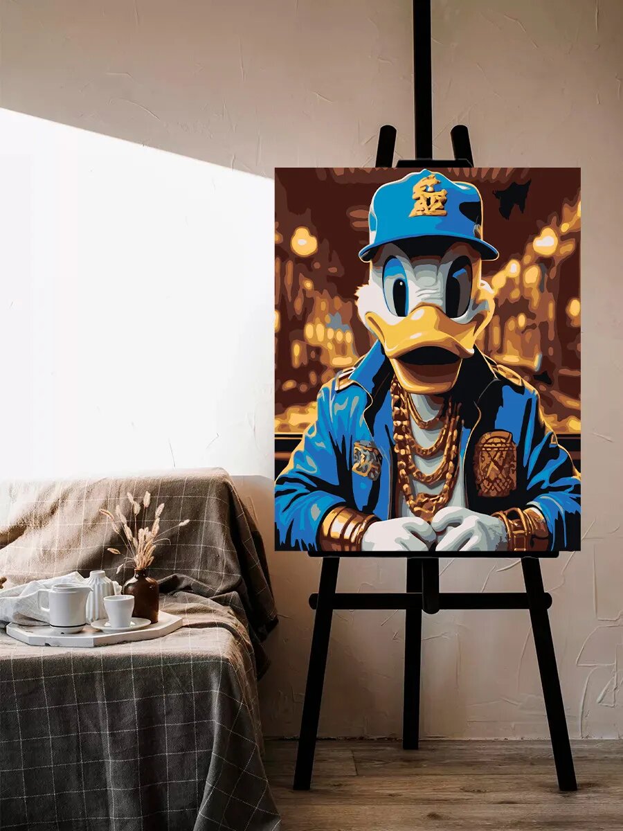 Картина по номерам Дональд Дак